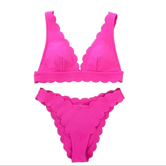 Victoria's Secret | Swim | Scallops Brazilian Bikini Set Victorias ...